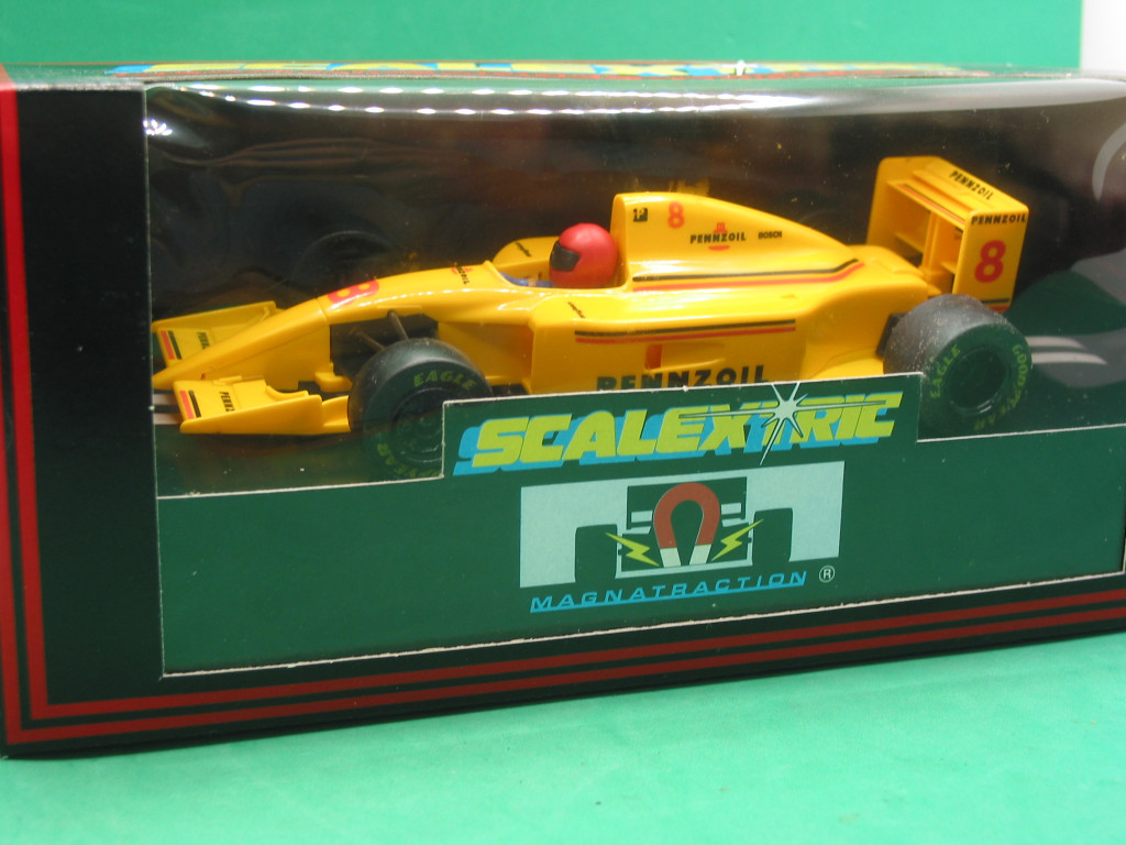 SCALEXTRIC C447 PENNZOIL 200 MINT IN ORIGINAL BLACK BOX OLD SHOP STOCK ...