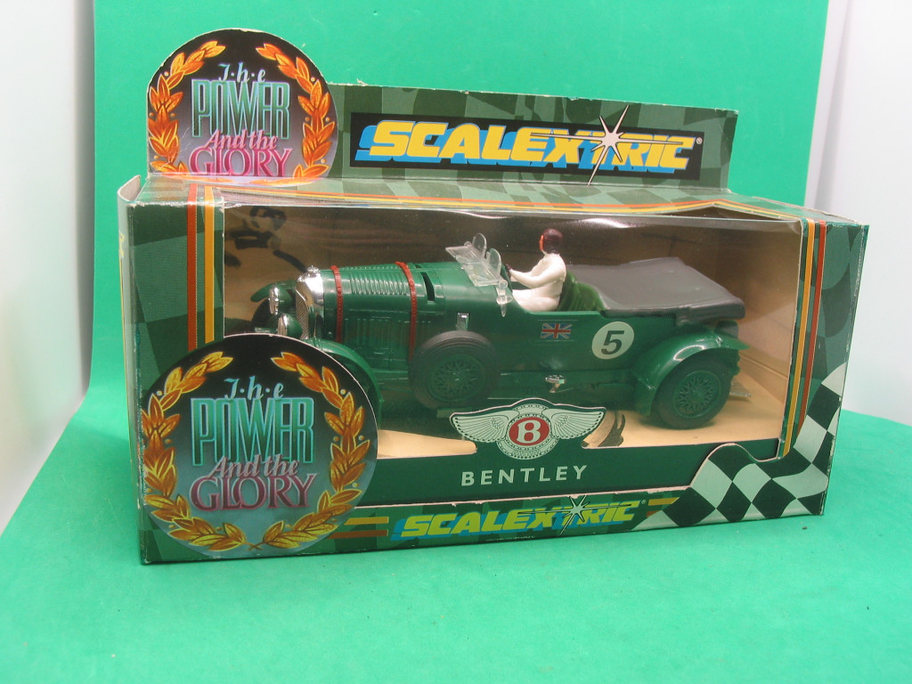 VINTAGE SCALEXTRIC C305 THE POWER AND THE GLORY BENTLEY 4 12 LITRE ...