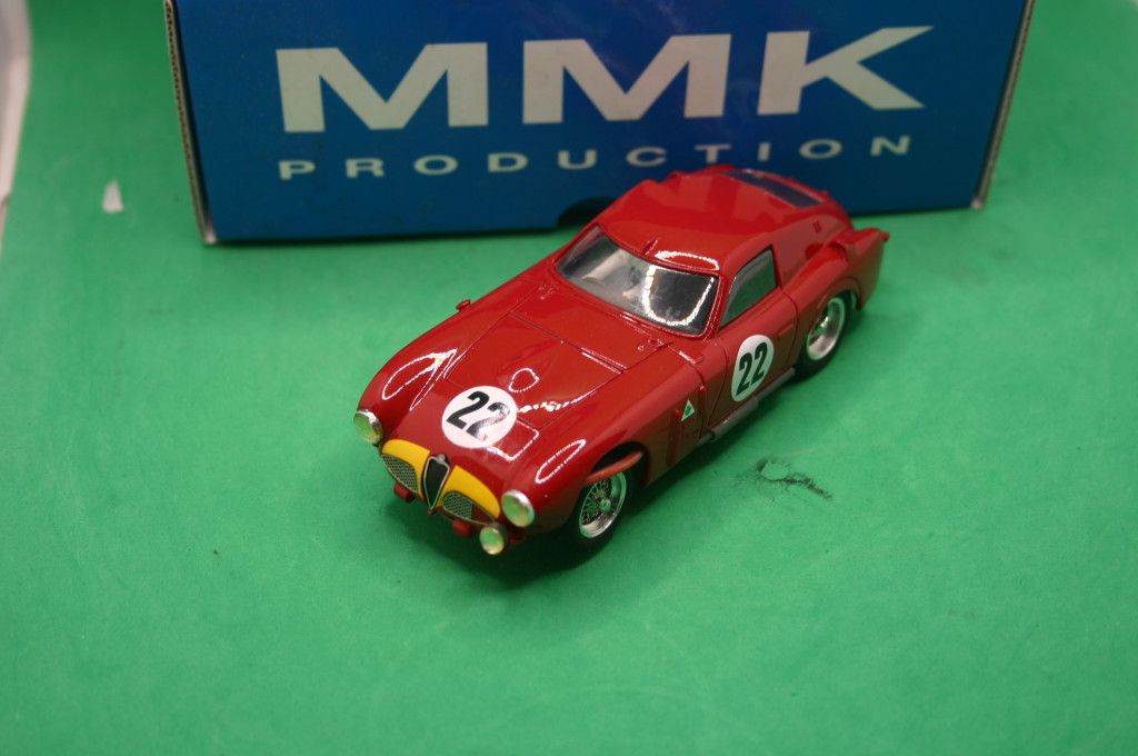 MMK Alfa le mans 1953 red 22 yellow nose mmk 30 stunning slot car ...