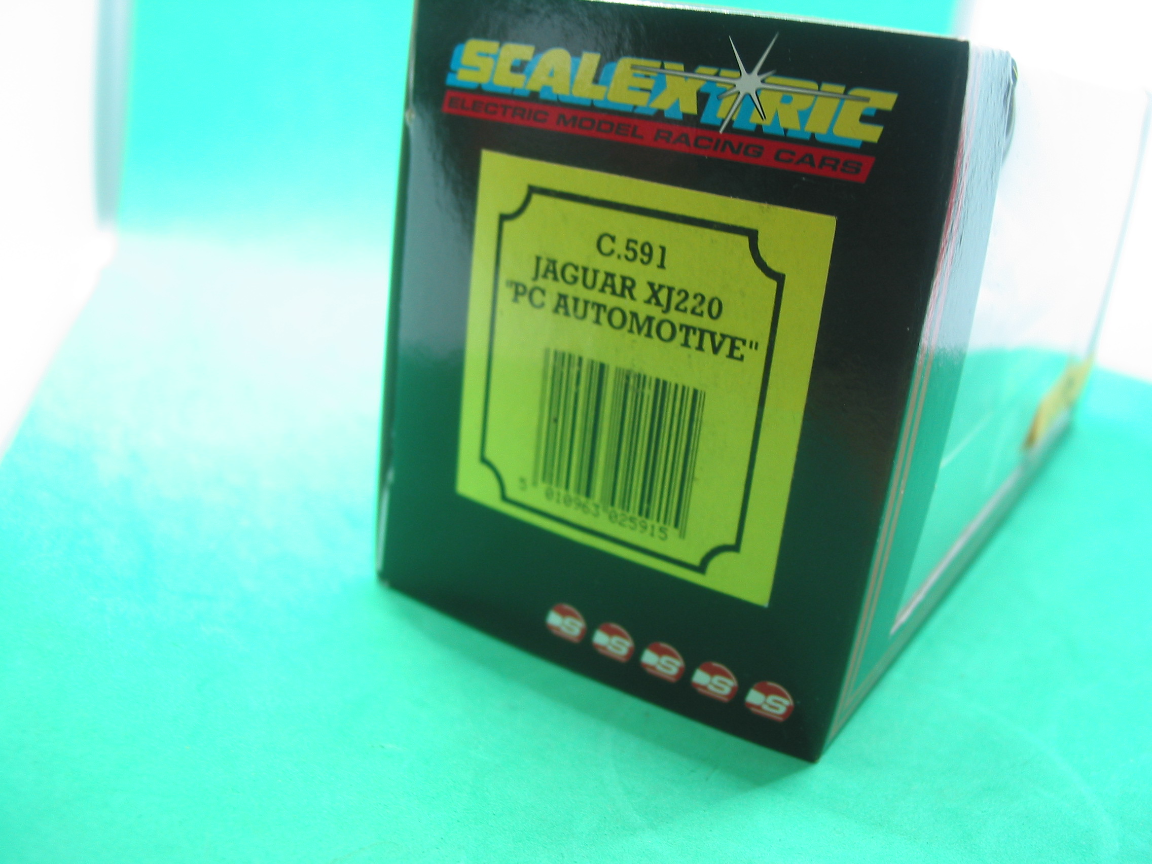 SCALEXTRIC C591 JAGUAR XJ220 PC AUTOMOTIVE MINT BOXED IN ORIGINAL CRISP ...